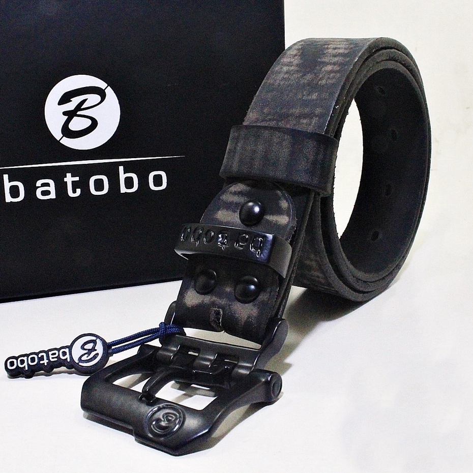 Jual BATOBO Gesper Sabuk Pria B001597 Kulit Asli Crazy Horse JUMBO ...