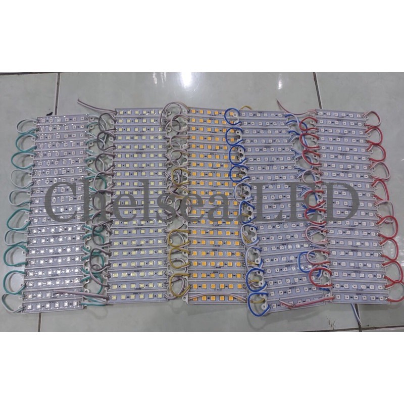 Jual Led Modul Strip 6 Mata 12 Volt Smd 5050 Waterproof | Shopee Indonesia