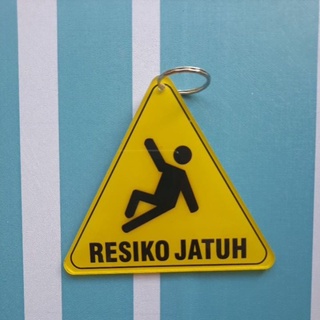 Jual Akrilik Resiko Jatuh Bolak Balik, Resiko Jatuh Akrilik | Segitiga ...