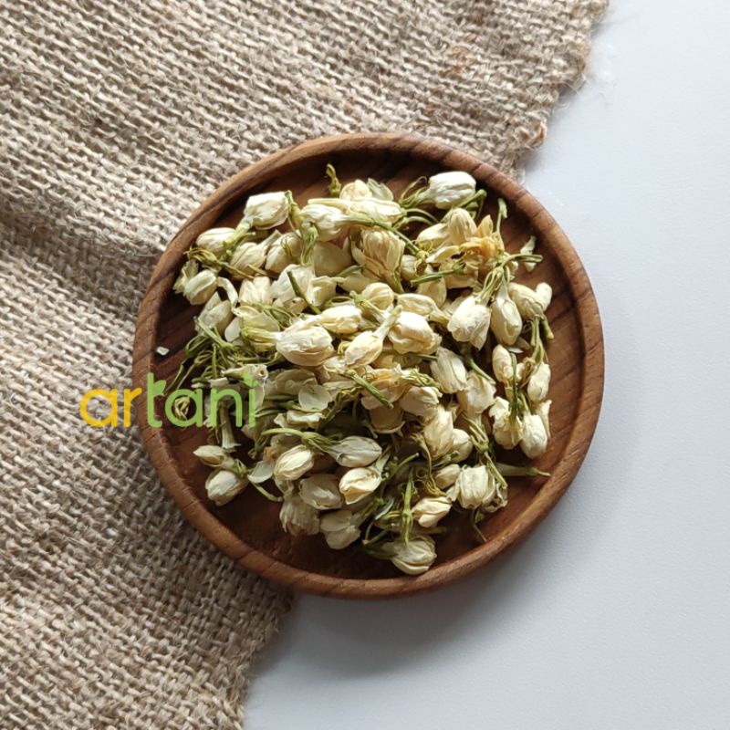 Jual Bunga Melati Kering / Dried Jasmine Flower / Teh Bunga Melati ...