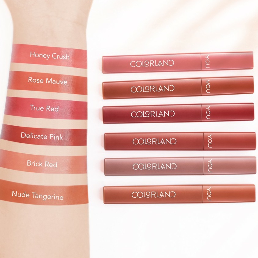 Jual Y.O.U Colorland Powder Mousse Lip Stain ( Lip Cream ) YOU | Shopee ...