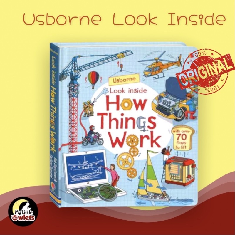 Jual Usborne Look Inside How Things Work | Shopee Indonesia