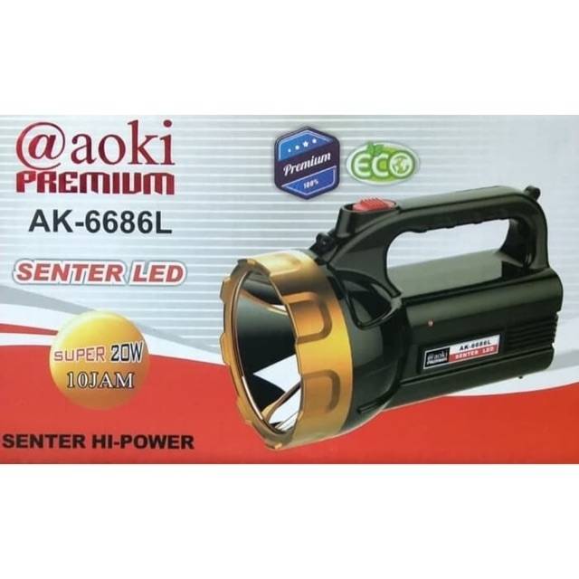 Jual Senter led Aoki AK 6686L | Shopee Indonesia
