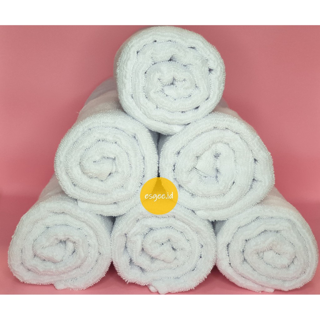 Jual Handuk Mutia Besar Putih Ukuran 70x140 | Shopee Indonesia