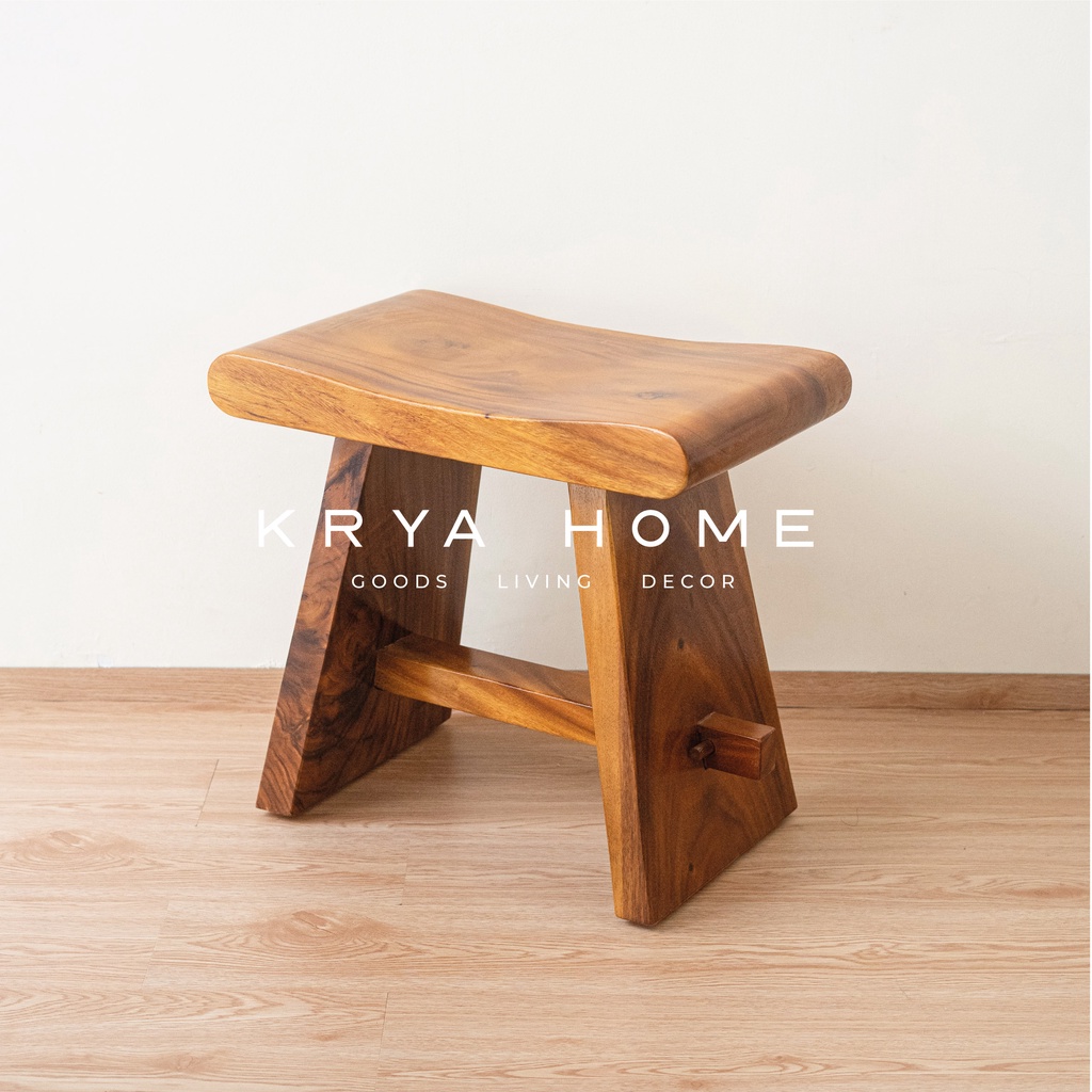 Jual KRYA HOME Kursi Kayu Jati / Stool Jati / Stool Teak Wood ...