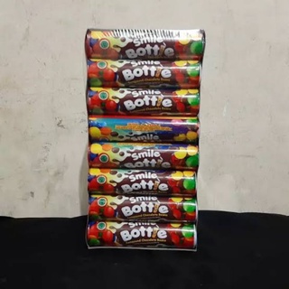 Jual permen coklat smile bottle permen jadul coklat cha cha botol isi ...