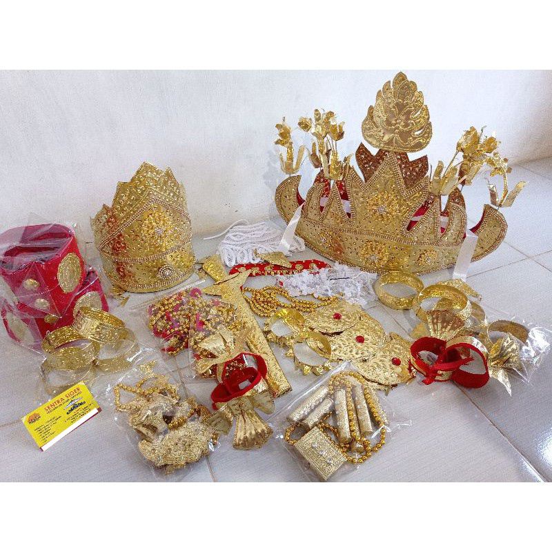 Jual EKSKLUSIF 1 SET Siger Pepadun Bulan Sabit Lampung + Accessories ...