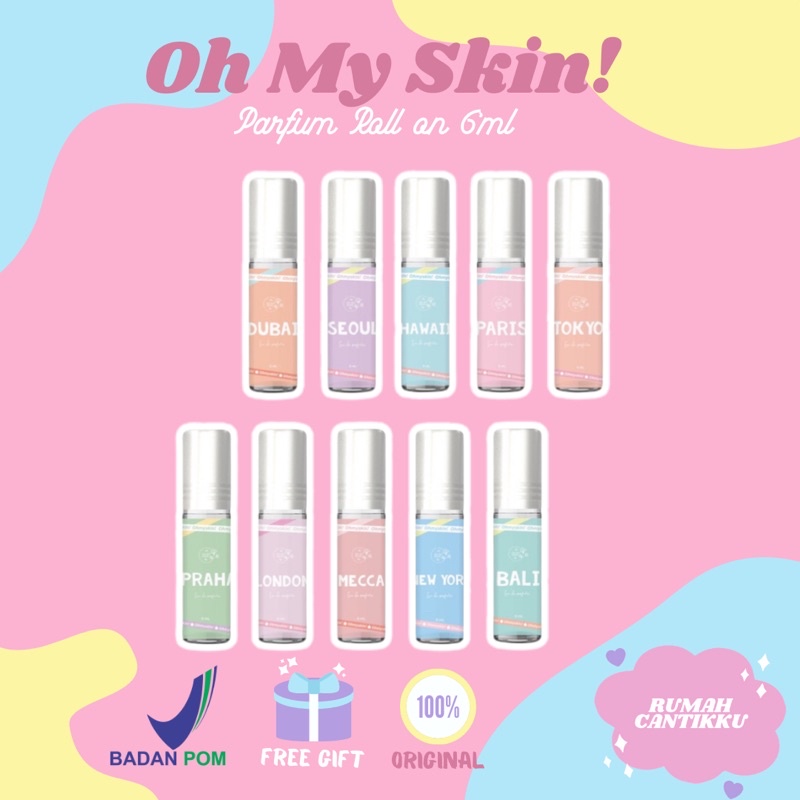 Jual ohmyskin parfum roll on edp 6ml oh my skin! | Shopee Indonesia