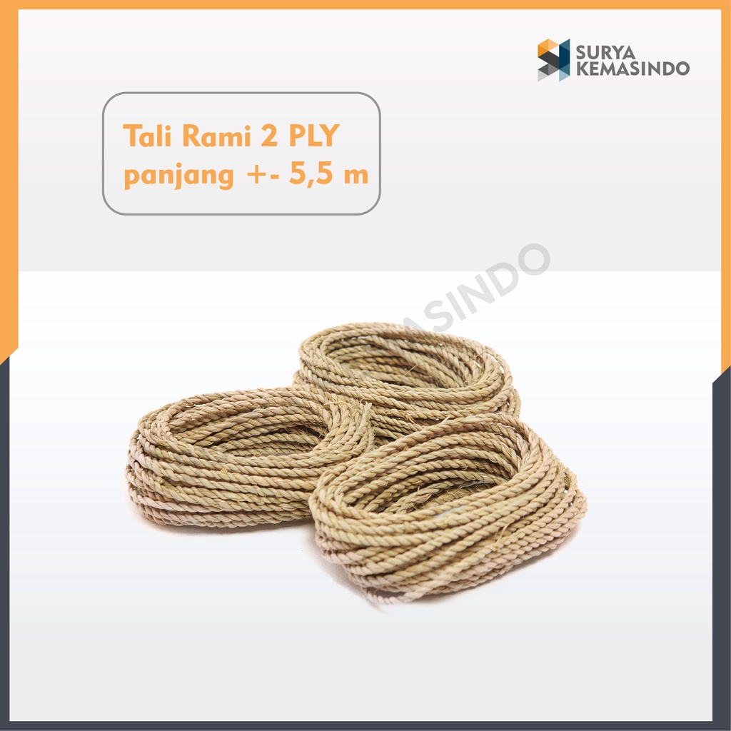 Jual Tali Rami 2 Ply (+- 5,5 meter) tali/rami/talirami/taliserat ...