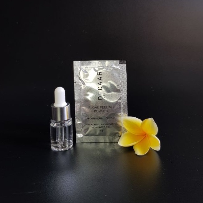Jual Peeling Decaar ALGAE PEELING POWDER 5 gr + NATURAL PEELING SOLUTION 10 ml | Shopee Indonesia