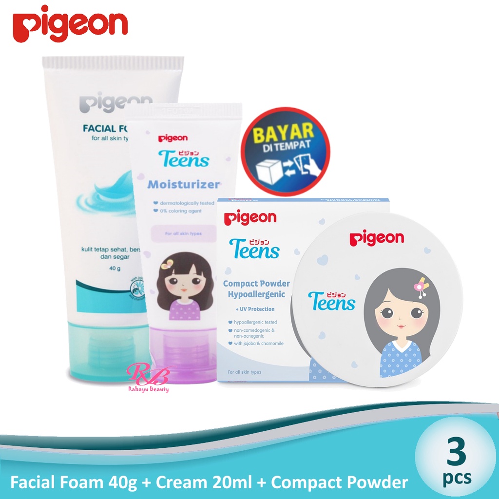 Jual PIGEON Teens Paket Remaja - 3 pcs ( Facial Foam 40 gr ...