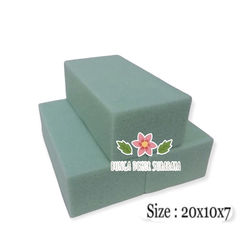 Jual COD Floral Foam Gabus Hijau Bunga BUSA BUNGA TANCAP GABUS TANGKAI ...