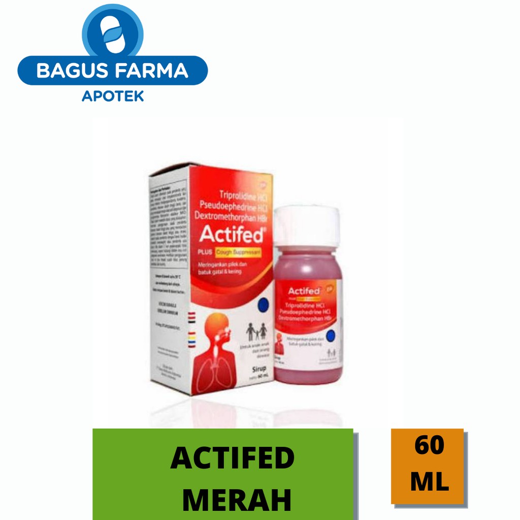 Jual Actifed Merah 60 ml | Shopee Indonesia