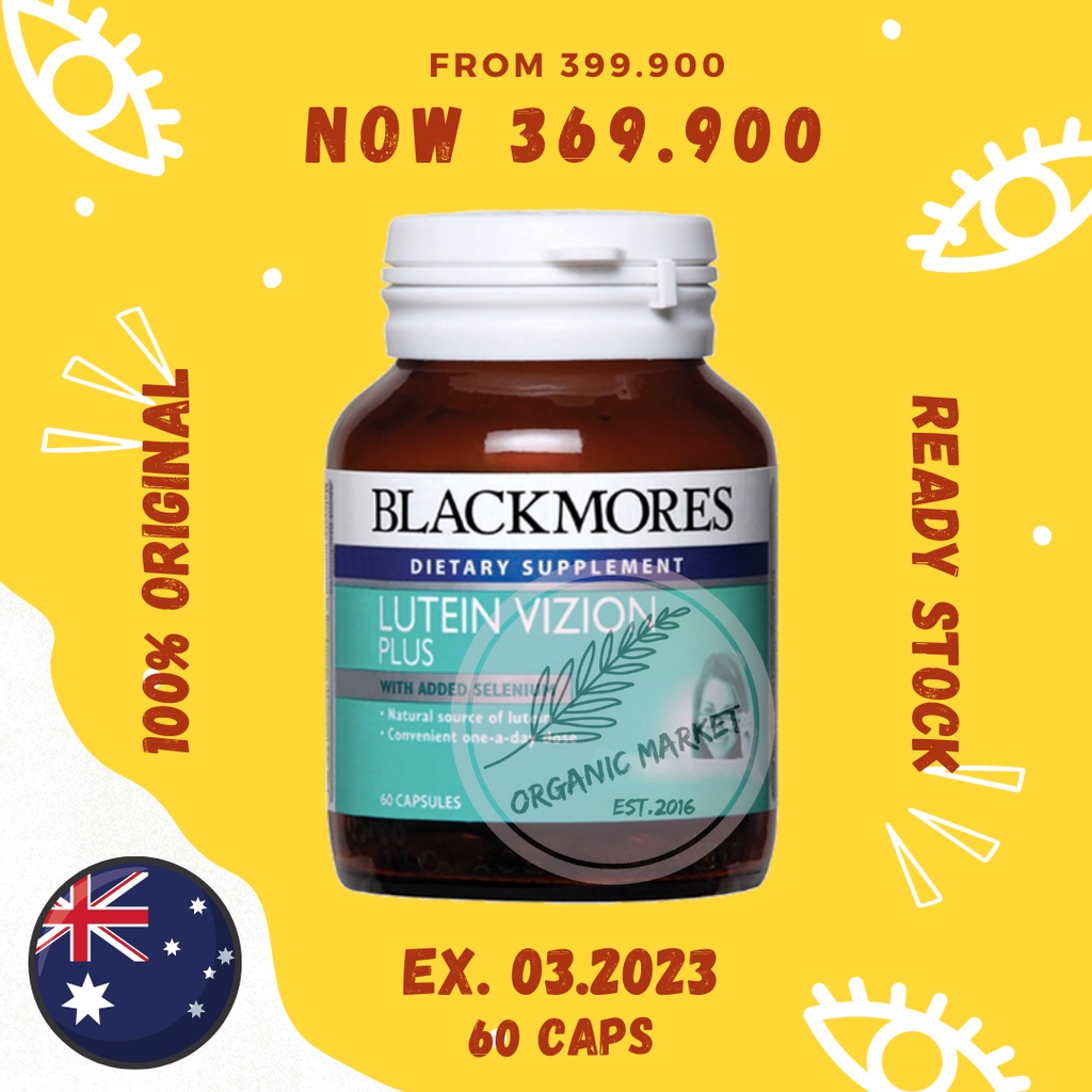 Jual Blackmores Lutein Vision PLUS Maintains Macular Eye Health 60 ...