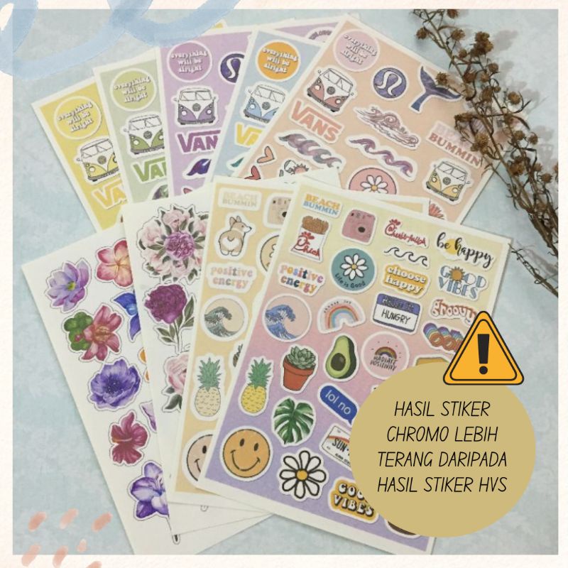 Jual [MIN BELI 2] STICKER AESTHETIC / STIKER ESTETIK/STIKER LUCU (NO ...