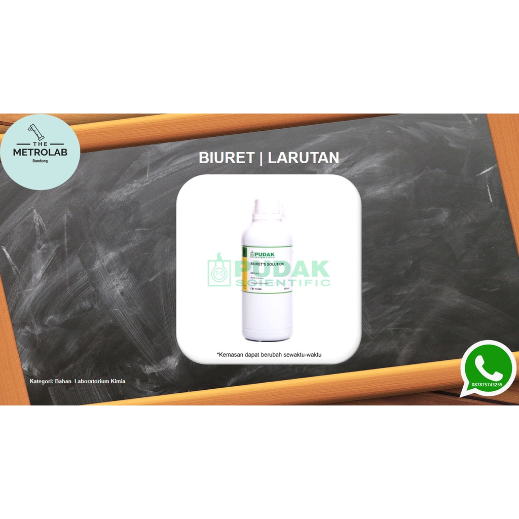 Jual Larutan Biuret | Reagen Biuret | Biuret Reagent 500 ml per botol ...