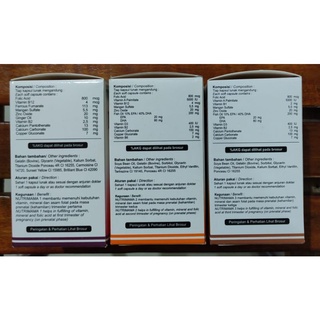 Jual Nutrimama 15 Kapsul/memenuhi vitamin,mineral dan asal folat pada ...