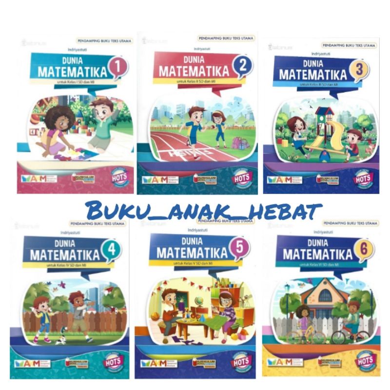 Jual Buku Matematika SD / Dunia Matematika SD kelas 1 2 3 4 5 6 ...