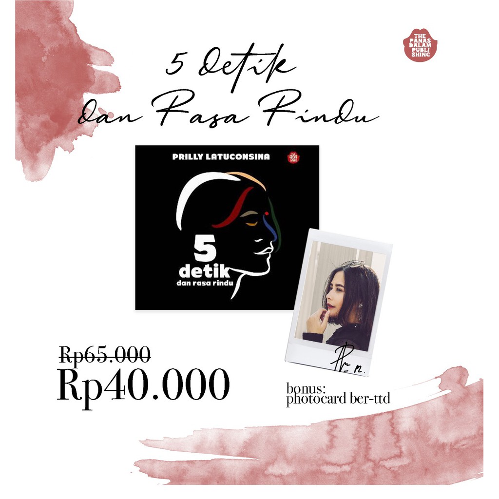 Download [Mizan] Buku 5 Detik Dan Rasa Rindu Hc - Prilly Latuconsina ...