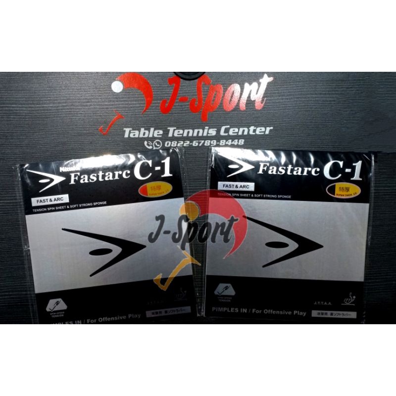 Jual RUBBER NITTAKU FASTARC C1 KARET NITTAKU FASTARC C1 KARET PINGPONG KARET MURAH TENIS MEJA ...