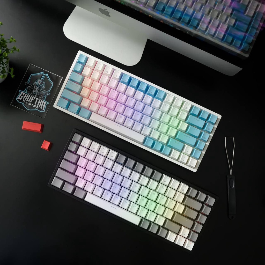 Jual Keyboard Rexus M84 Ultimate Wireless Bluetooth Wired Gaming RGB ...