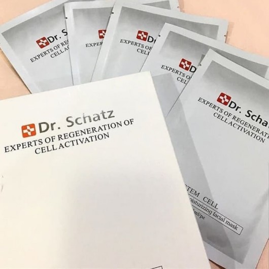 Jual Dr.Schatz Masker Stemcell Stem Cell Mask BOX ( 1BOX ISI 5 SACHET ) | Shopee Indonesia
