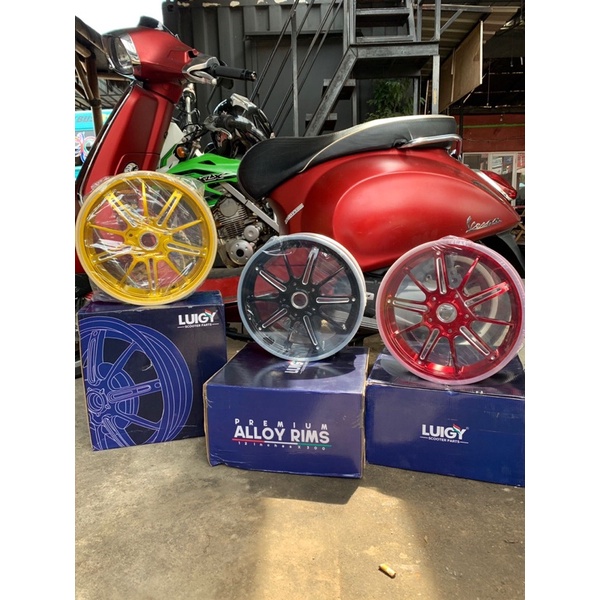 Jual Velg Luigy Drag Model Marus w126 Vespa sprint primavera S LX ...