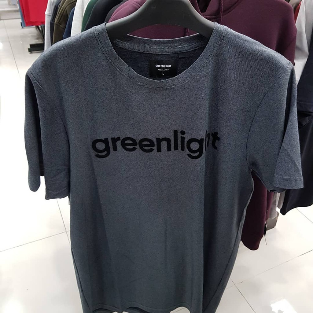 Jual Kaos Pria Greenlight - Abu | Shopee Indonesia