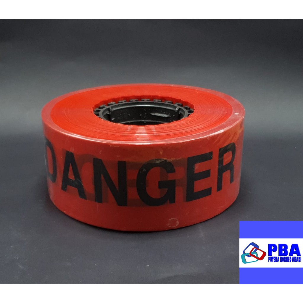 Jual Barricade Line/Safety Line/Police Line 3"x300m (Tulisan: DANGER ...