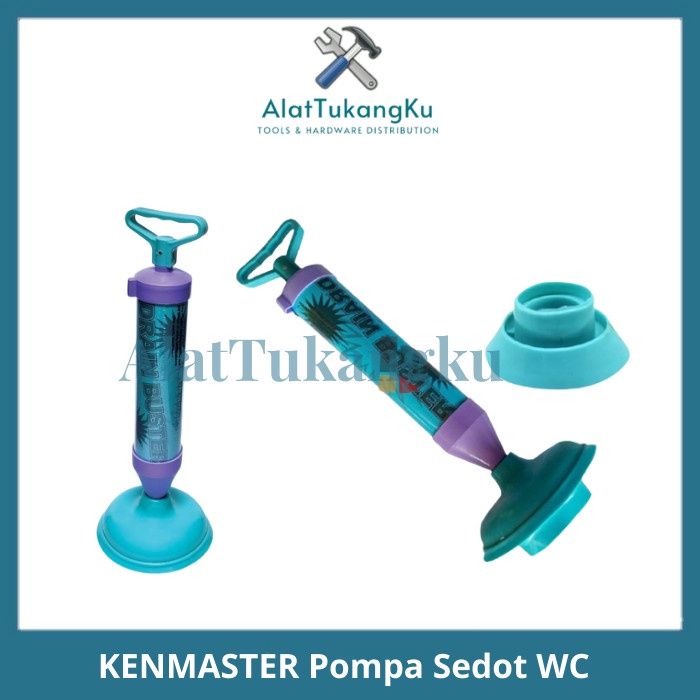 Jual KENMASTER Pompa Sedot Dorong WC/Drain Buster Anti Mampet Tersumbat ...