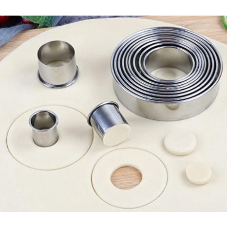 Jual SET B0X 12 Pc BULAT Ring Cookie Cutter Cetakan Kue Biskuit ...