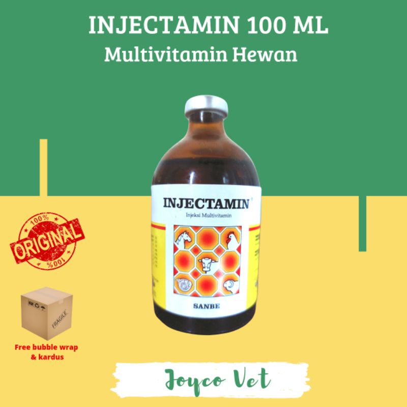 Jual INJECTAMIN Sanbe 100 ml - Vitamin Hewan Ternak Injektamin ...