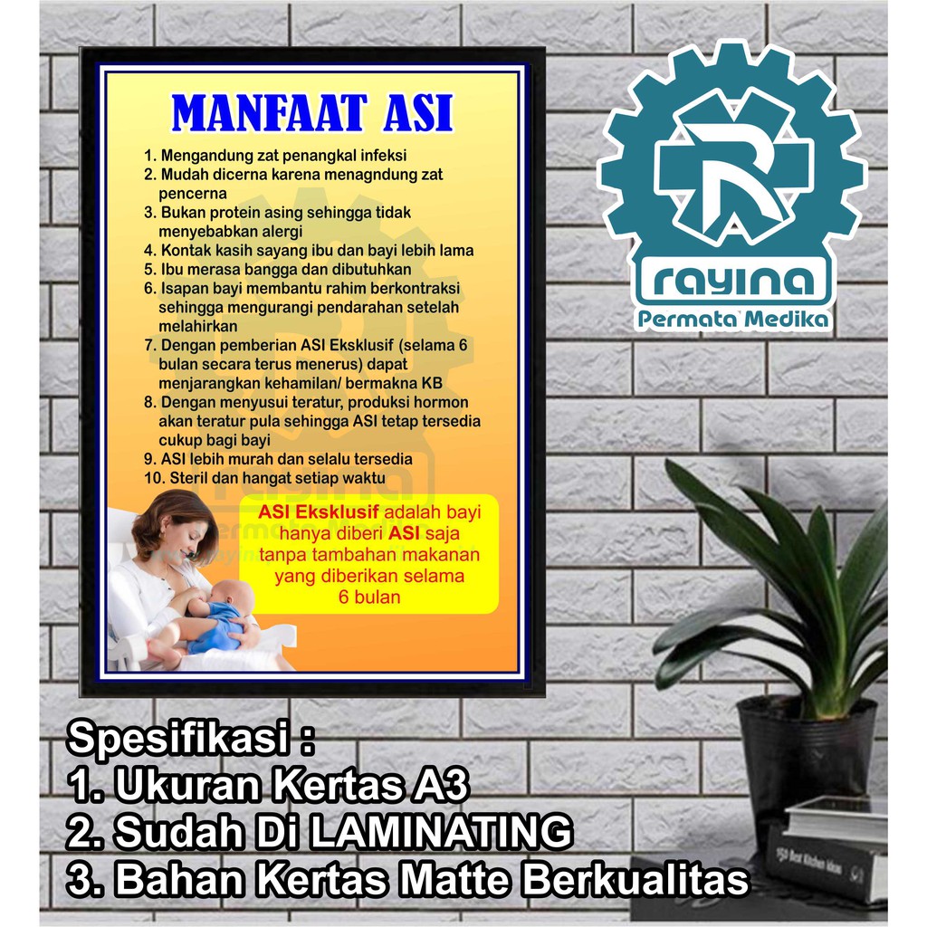 Jual Poster Manfaat ASI | Shopee Indonesia