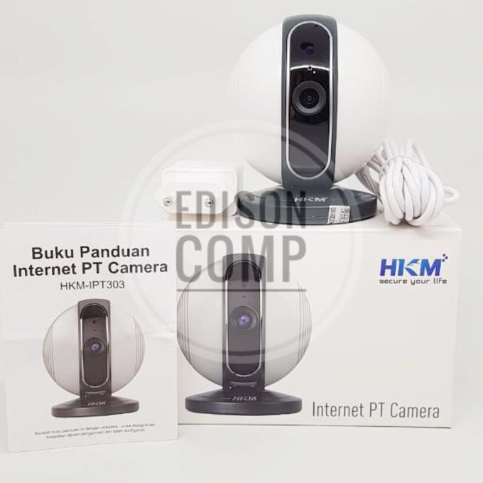 Jual Jual IP Cam CCTV Wifi HKM-IPT303 1MP HD Rotate (Night Vision ...