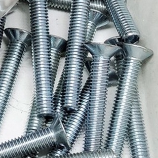 Jual Baut JF M8 Baut Kepala Obeng Rata Obeng Plus (25 pcs) ukuran 8 mm ukuran lengkap Baut Mesin ...