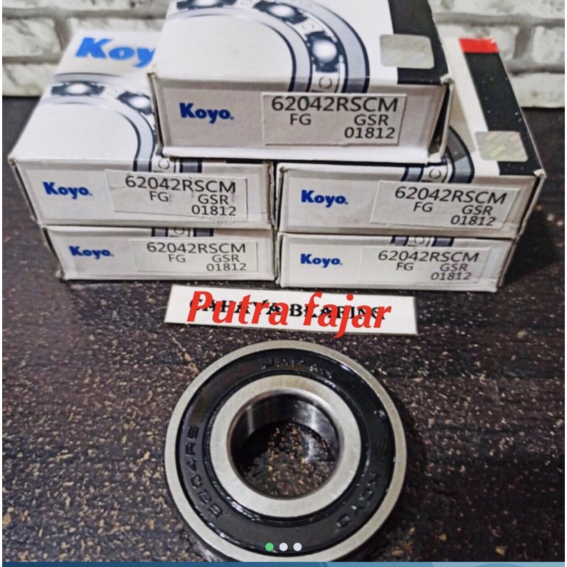 Jual Bearing laker laher 6204 2RS KOYO JAPAN | Shopee Indonesia