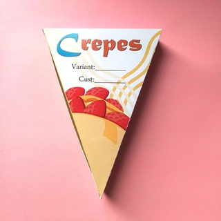Jual Dus / Box Kemasan Segitiga Crepes Pizza | Shopee Indonesia