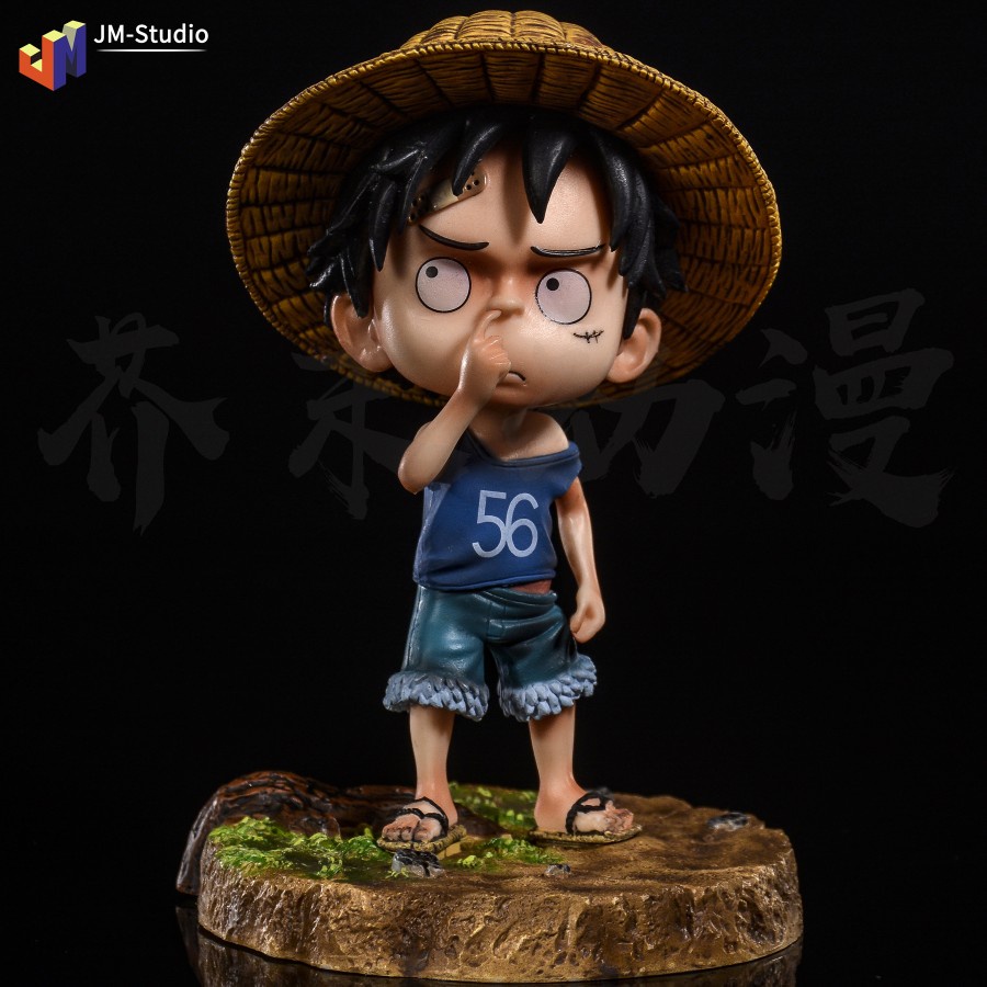 Jual One Piece Luffy Action Figure Anime Manga Muka Aneh lucu Kocak ...