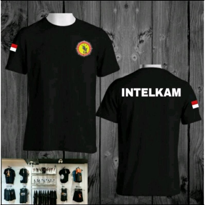 Jual KAOS INTELKAM SABLON PUTIH INTEL NEGARA | Shopee Indonesia