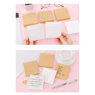 Jual Sticky Notes Motif Kotak -Garis - Polos Indonesia|Shopee Indonesia