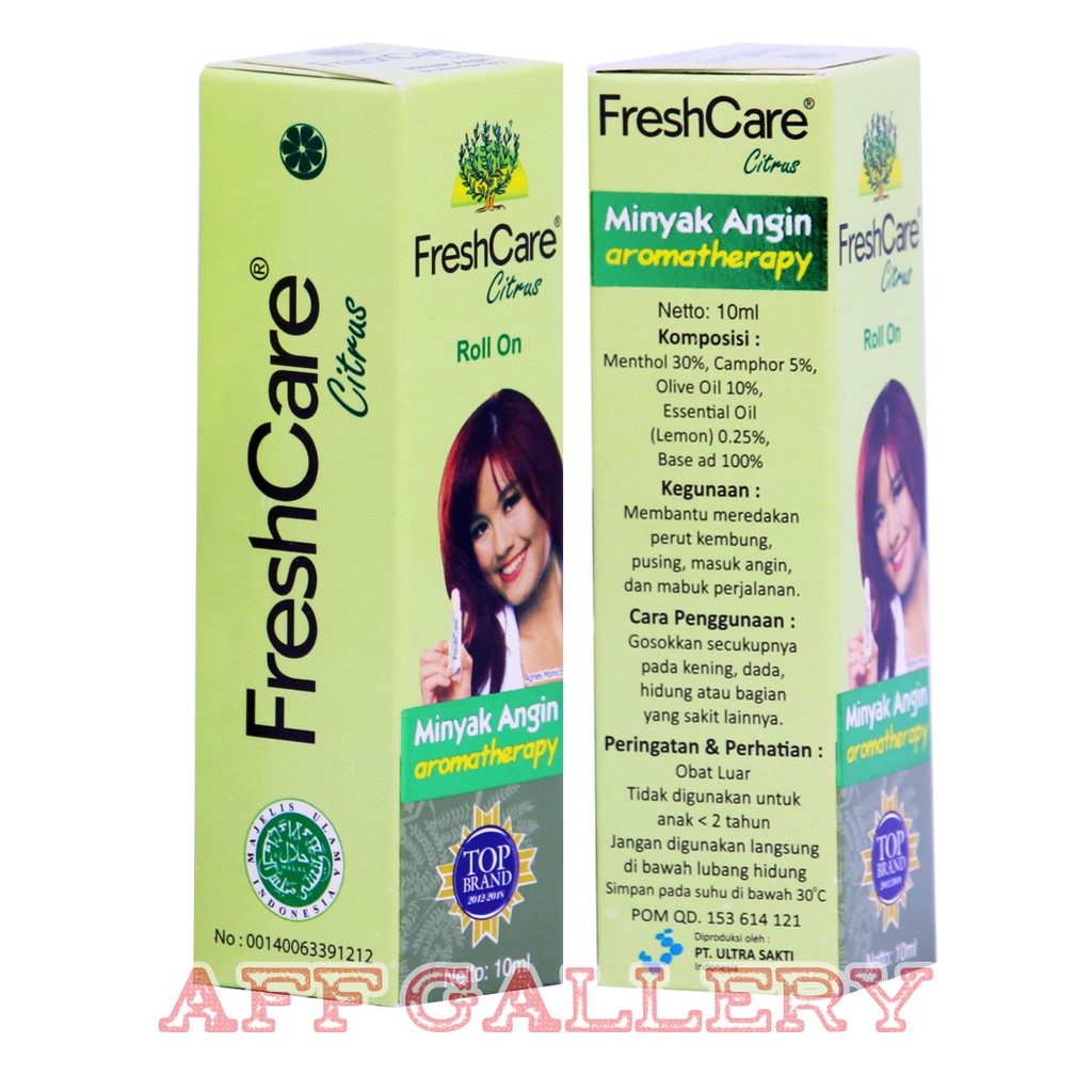 FRESHCARE - Fresh Care (Minyak Angin Aromatherapy) CITRUS | Shopee ...