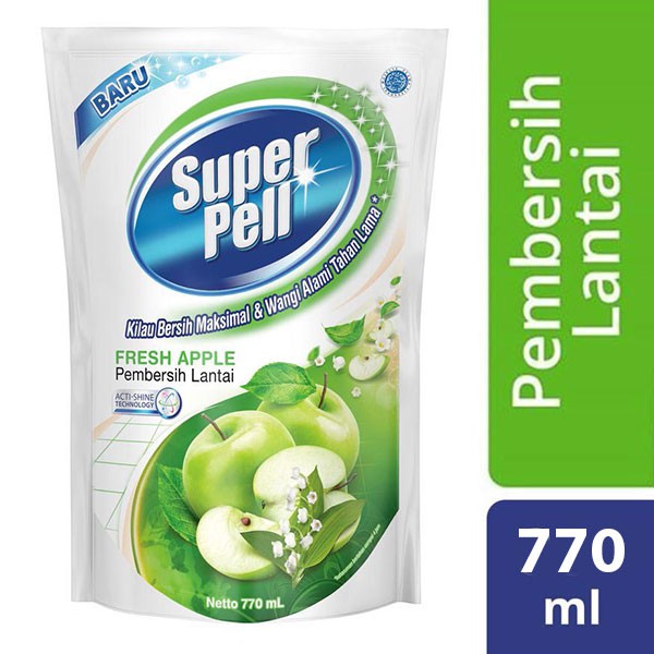 Jual SUPERPELL GREEN REFILL 770 ML - PEMBERSIH LANTAI | Shopee Indonesia