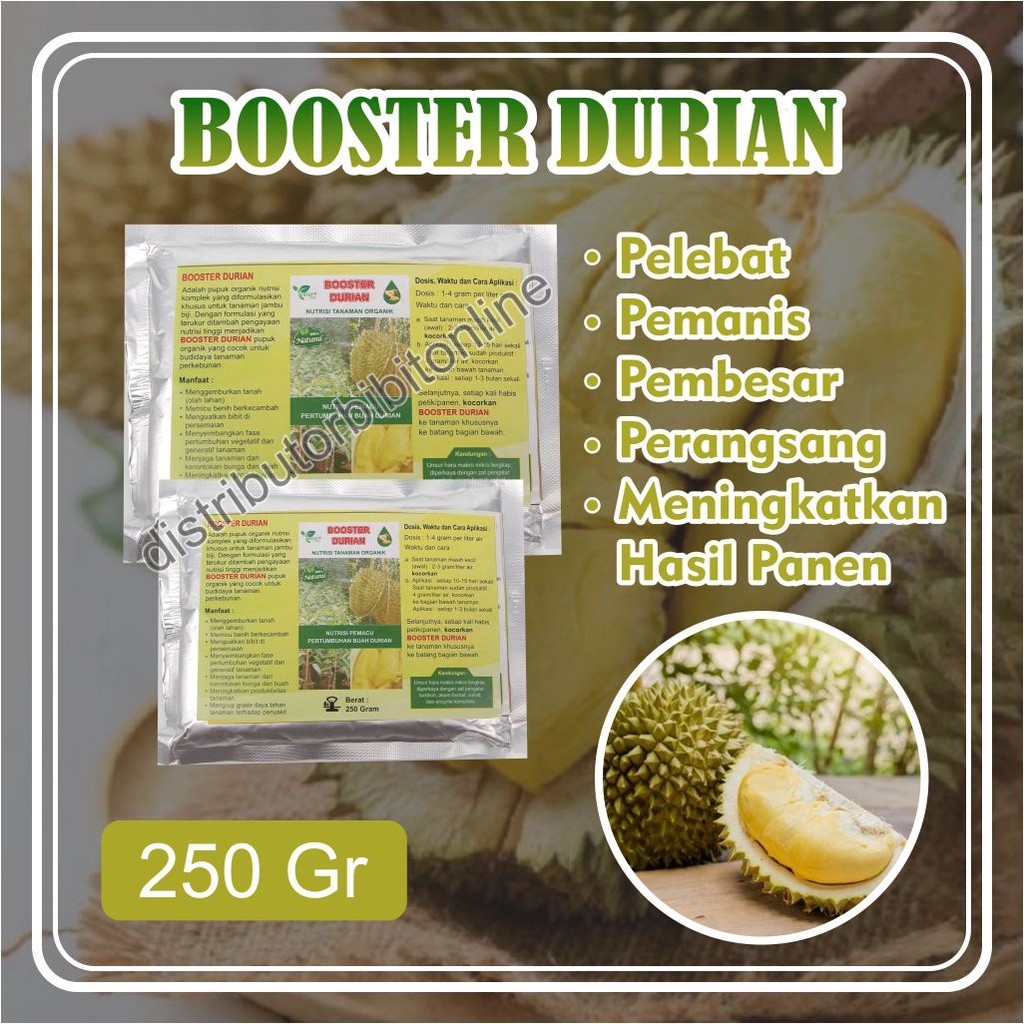 Jual Pupuk Booster Organik Pelebat Buah Durian Dan Perangsang Durian Agar Cepat Berbuah | Shopee ...