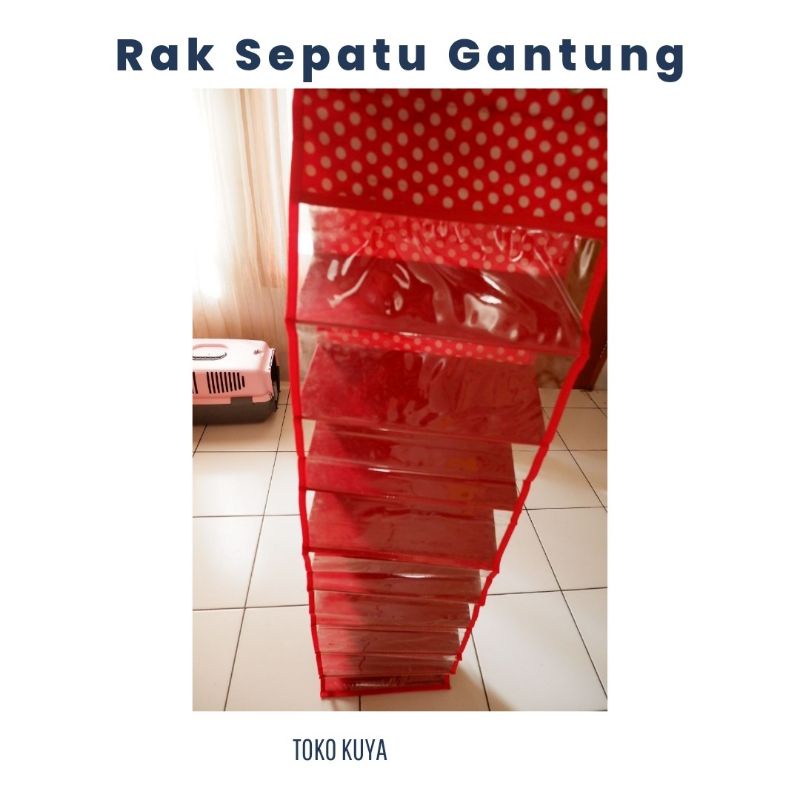 Jual Rak sepatu/tas gantung Rak kain rak hijab | Shopee Indonesia
