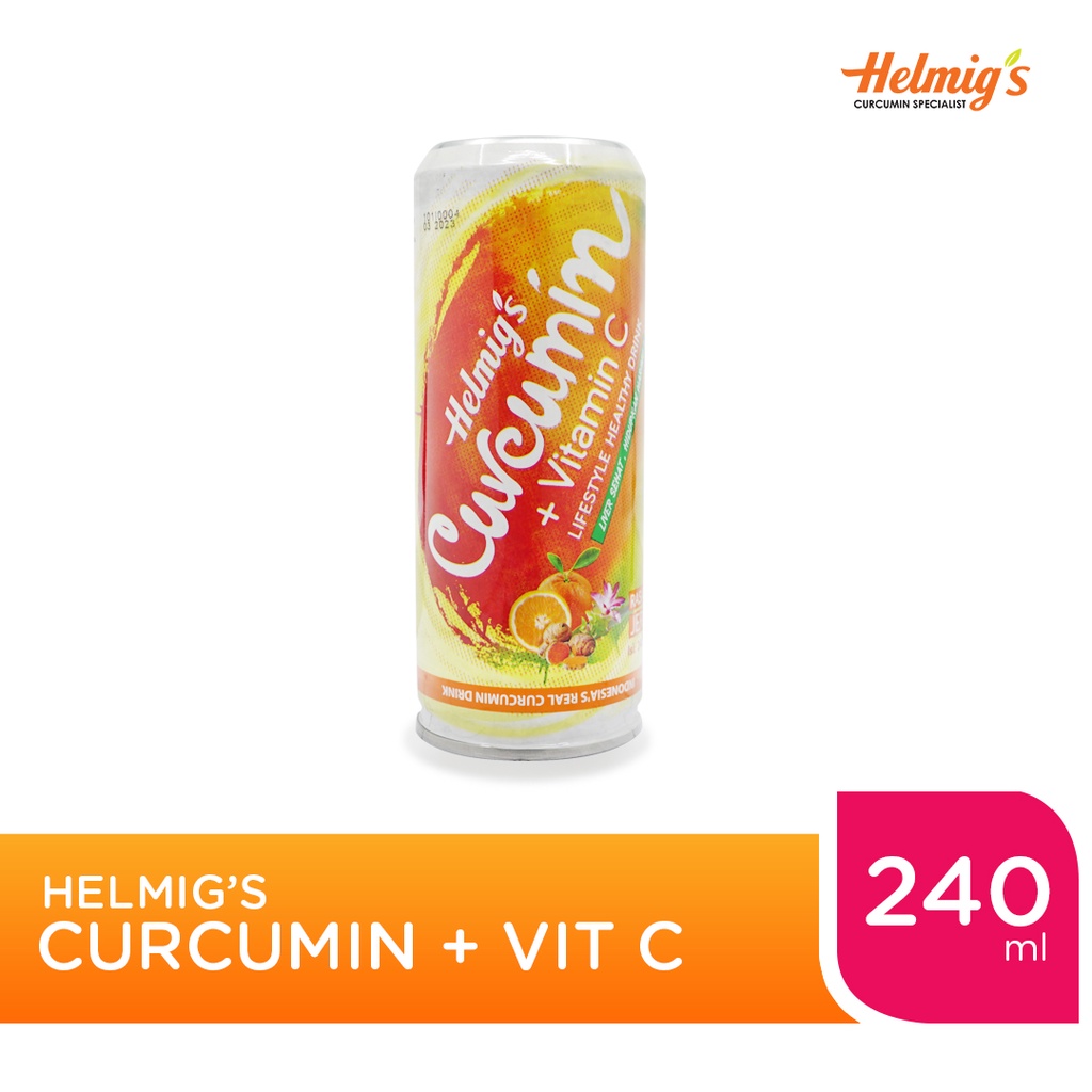 Jual Helmig's Curcumin Effervescent Can 240 ml | Shopee Indonesia