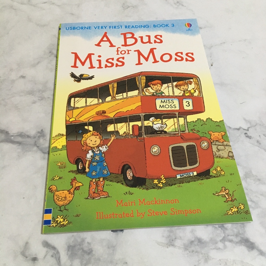 Jual A bus for miss moss usborne reprint buku cerita anak bahasa ...