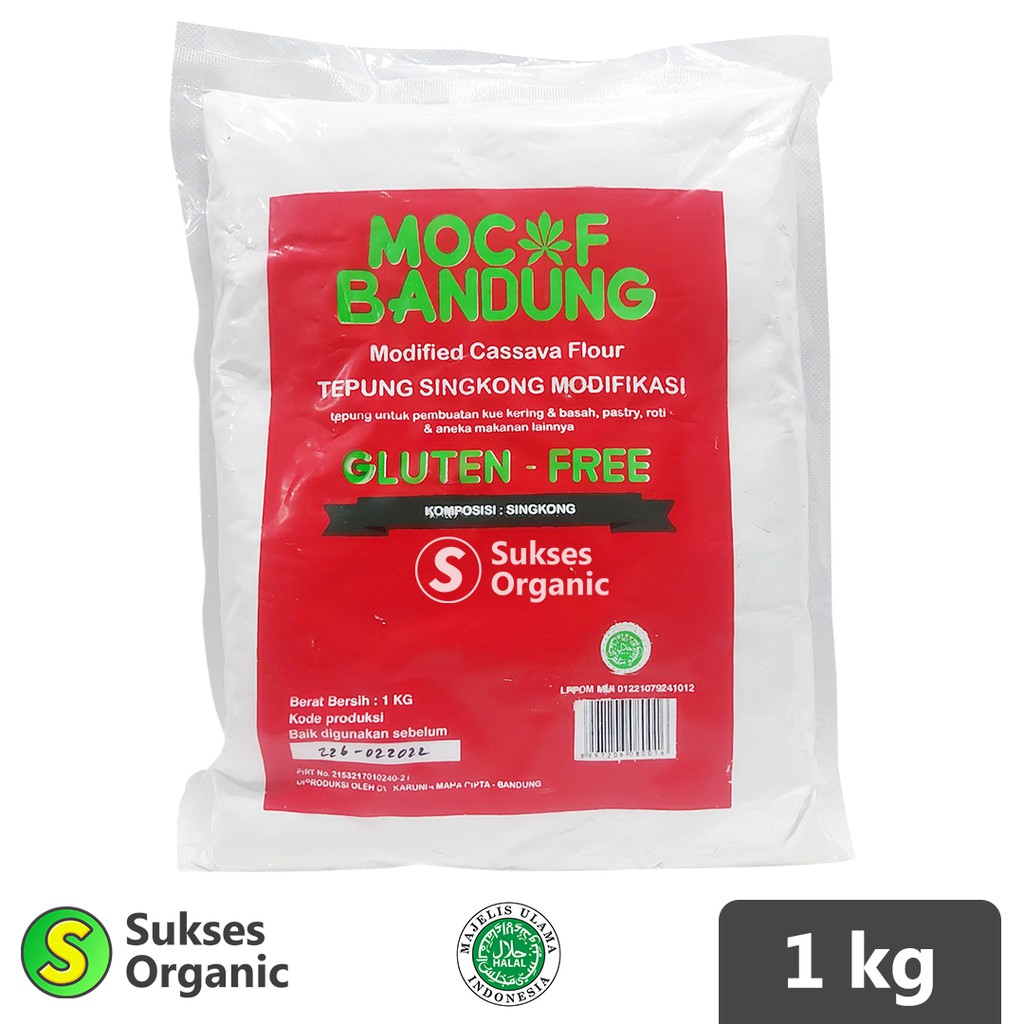 Jual Tepung Mocaf Bandung Modified Cassava Flour 1kg | Shopee Indonesia
