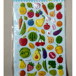 Jual Stiker anak timbul BUAH SAYUR | Shopee Indonesia
