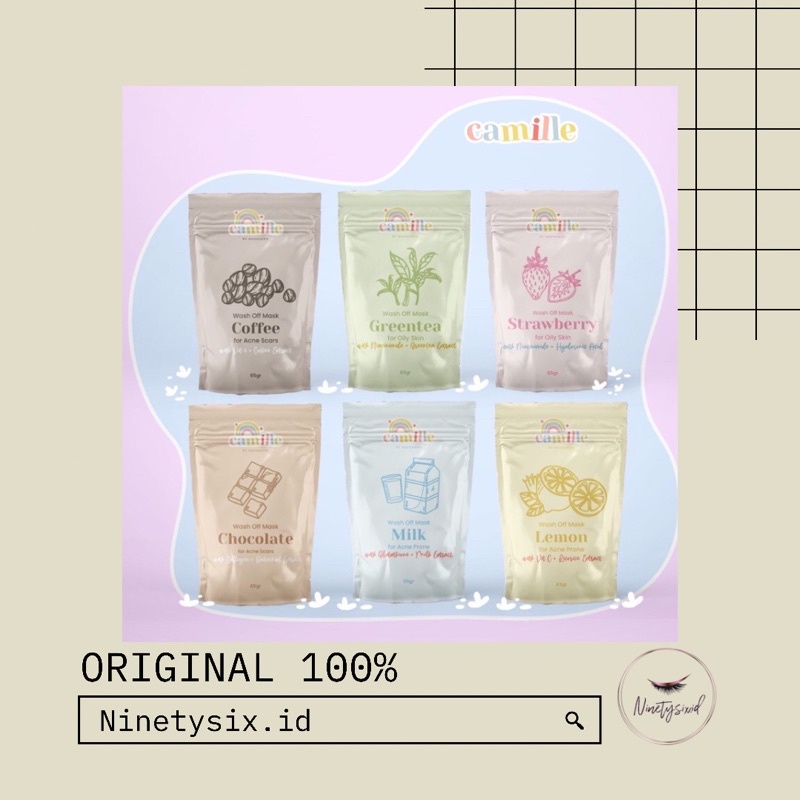 Jual Camille Beauty Masker Wajah Face Mask BPOM Original | Shopee Indonesia