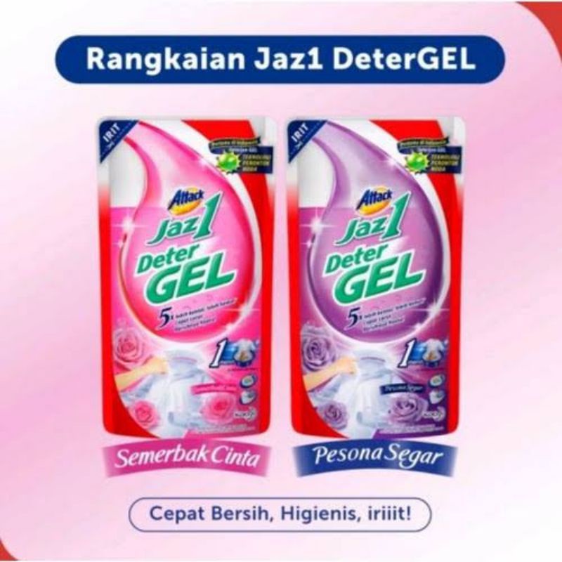 Jual Attack Jazz1 Detergen Gel 750 ml // Attack Detergen Gel 750 ml ...